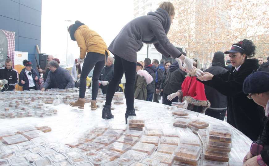 Povodom Dana rudara u Tuzli napravljena najveća baklava na svijetu ...