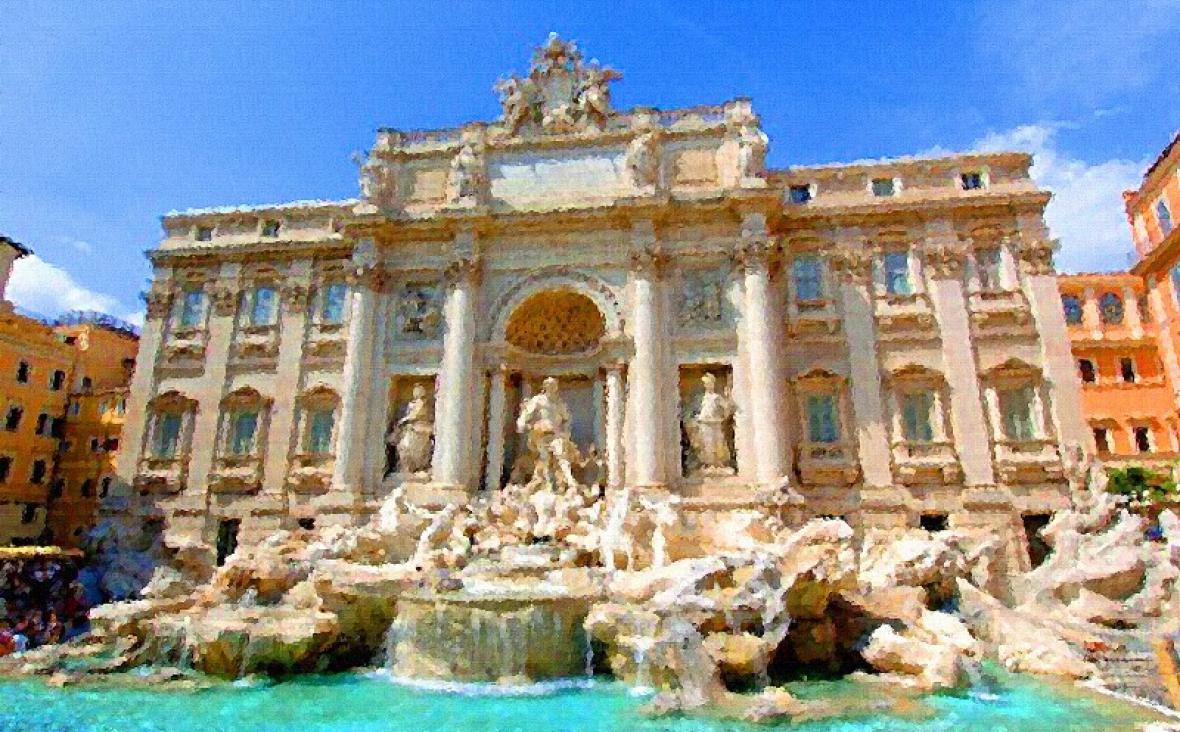 FOTO: Obnovljena poznata fontana di Trevi u Rimu / Radio Sarajevo