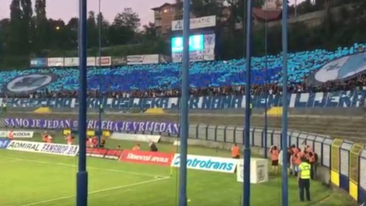 UEL /Manijaci na evropskom nivou: Fantastična koreografija navijača ...
