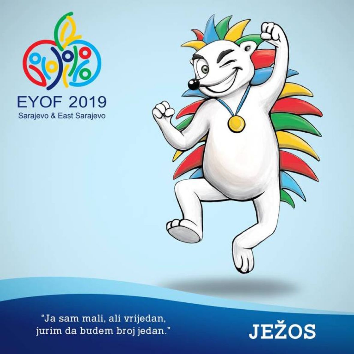 Pobijedio u anketi /Groodvy zvanična maskota EYOF-a 2019. / Radio Sarajevo