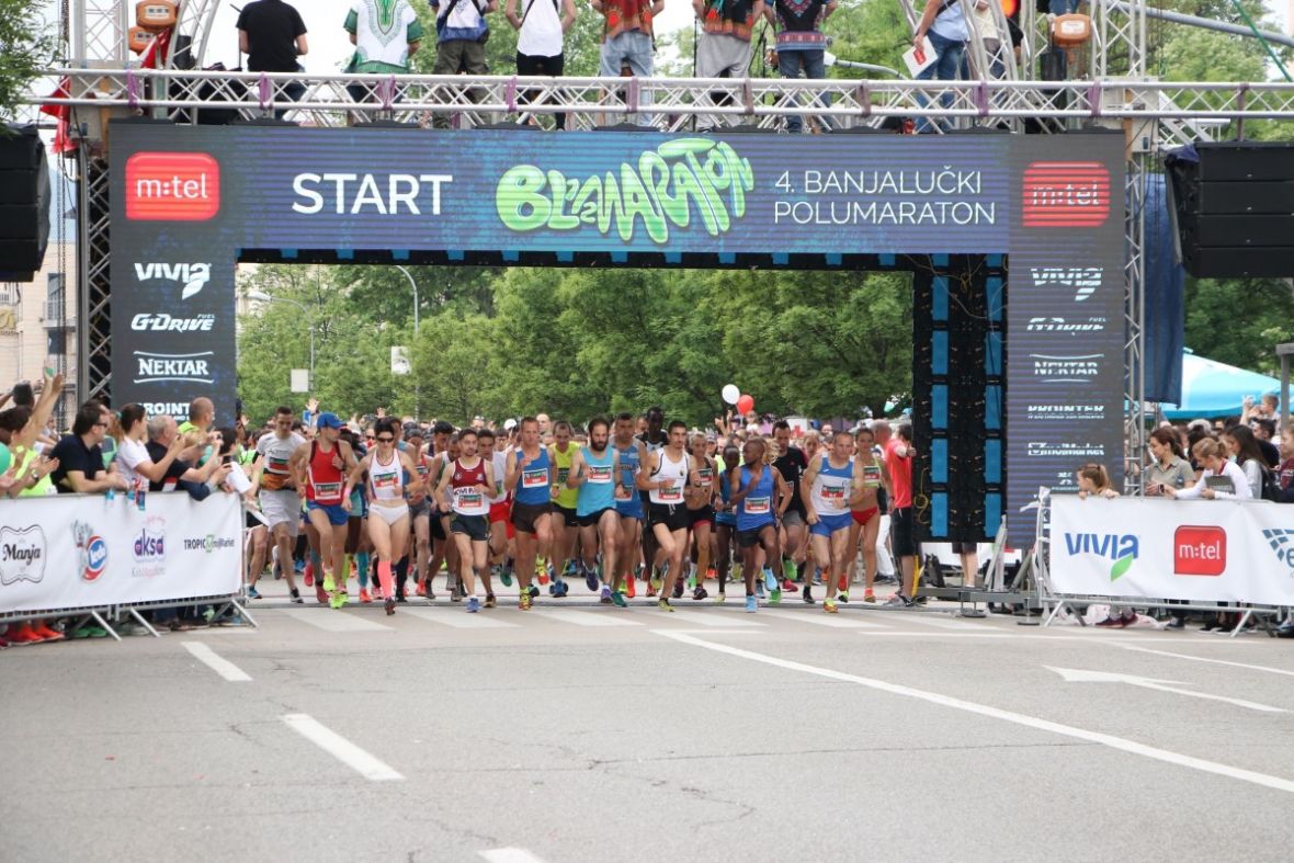 BiH /Banjalučki polumaraton: Rekordan broj učesnika, pobjede takmičara ...