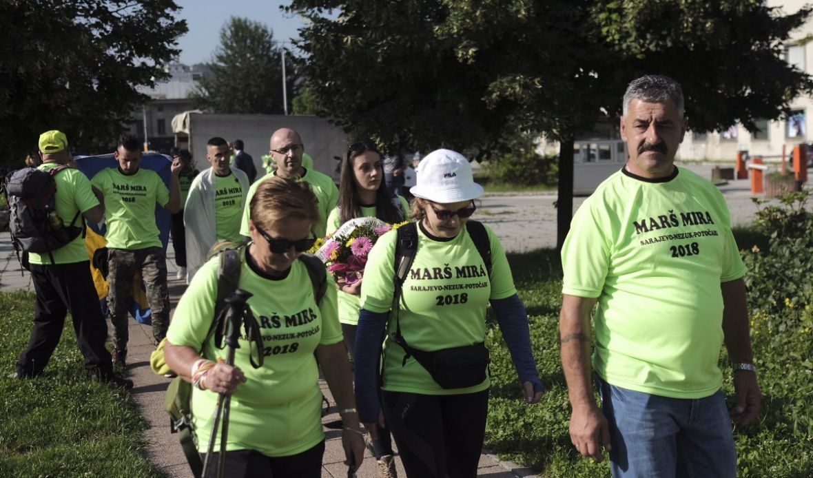 Krenuo Marš mira Sarajevo-Nezuk-Potočari sa 35 učesnika, put dug oko 280 km