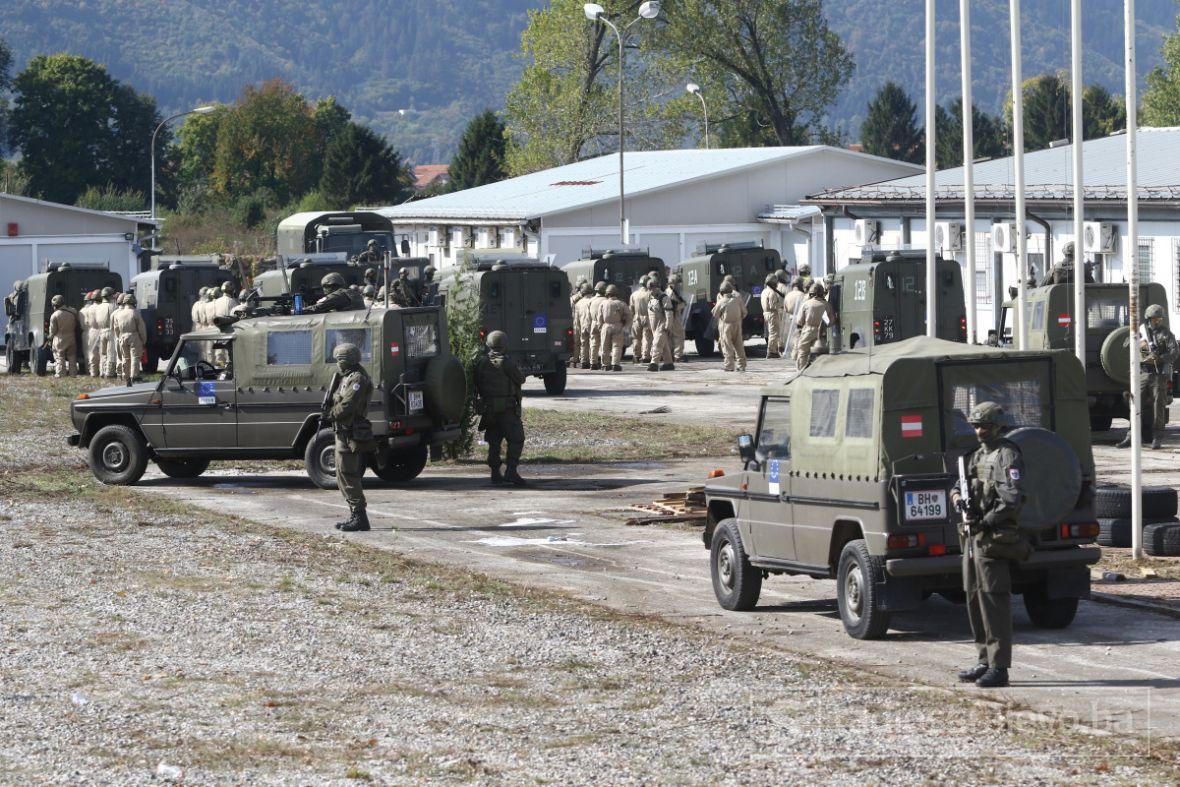 Sarajevo /EUFOR, OS BiH i SIPA: Impresivna vojna vježba održana u kapmu ...