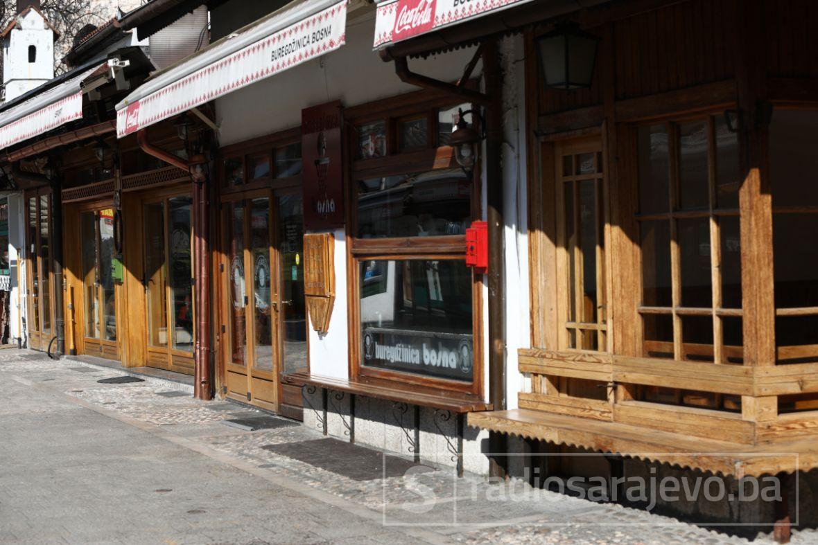 Oprez /Sarajevo "pod ključem": Zatvoreni kafići i restorani, mali broj ...