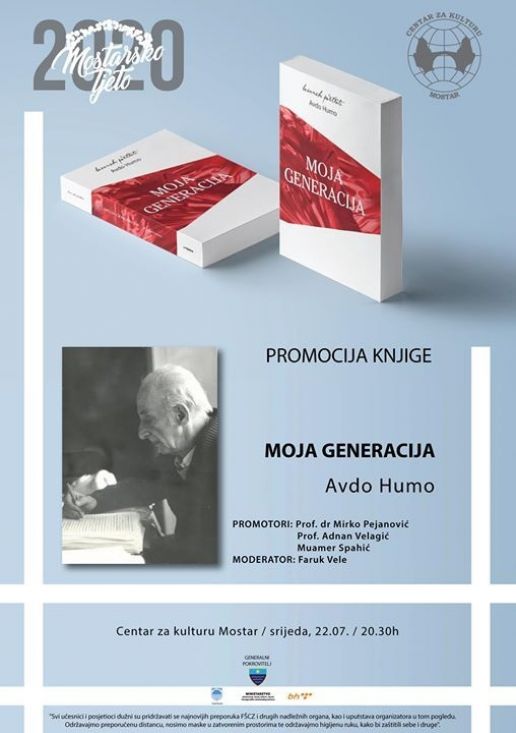Mostar /Promocija knjige "Moja generacija" Avde Hume, jedne od ...