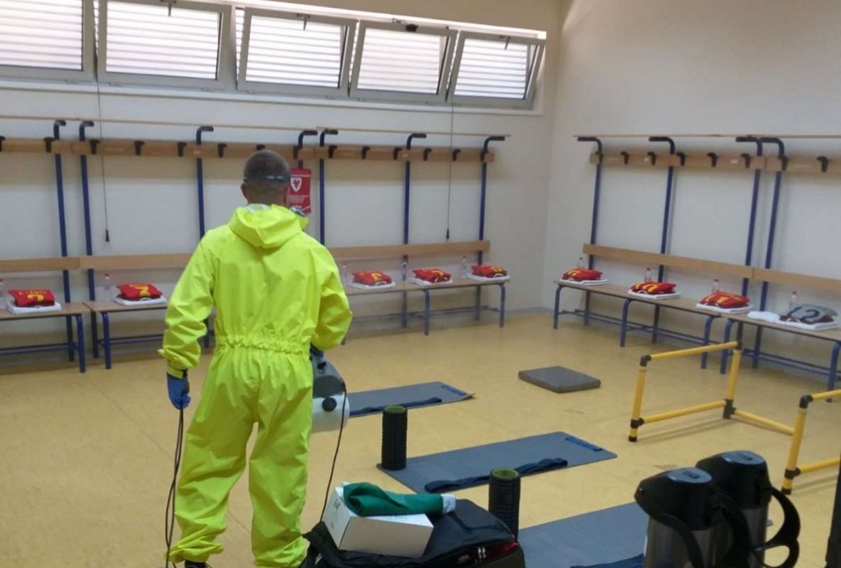 Izvršena dezinfekcija /Pogledajte kako izgleda Bilino Polje pred meč ...