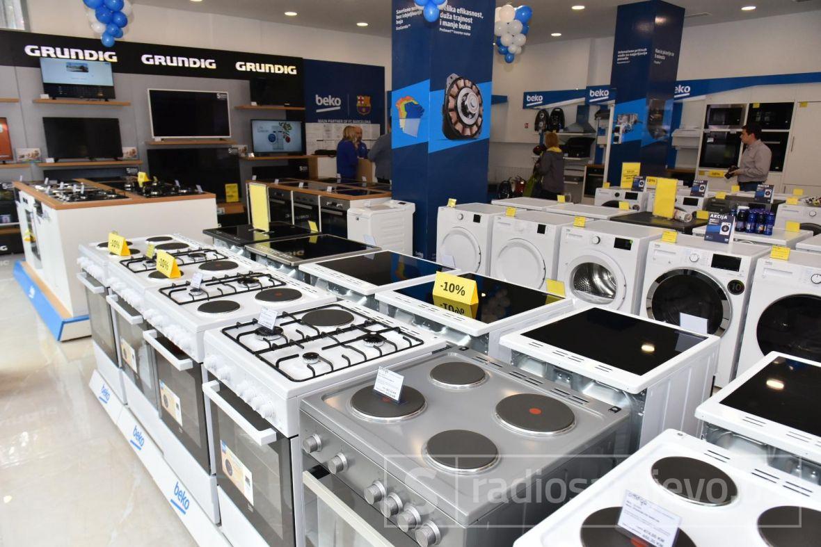 Svečanost /Otvoren novi Omega Beko shop u Sarajevu, u naselju Ciglane ...