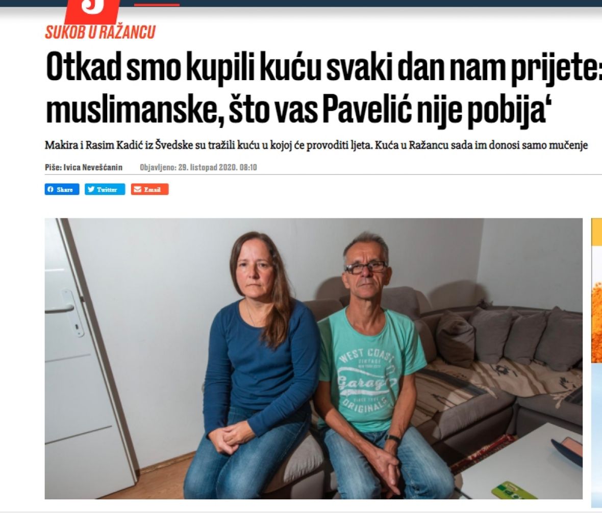 ! /Otkad su kupili kuću svaki dan im prijete: "Gube muslimanske, đubre ...